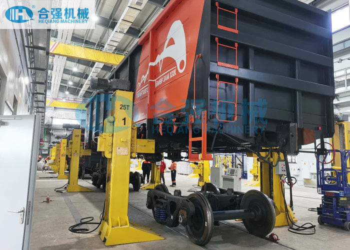 25 Ton Mobil Kereta Api Lifting Jacks - Set 4 Jacks untuk Angkat Kereta